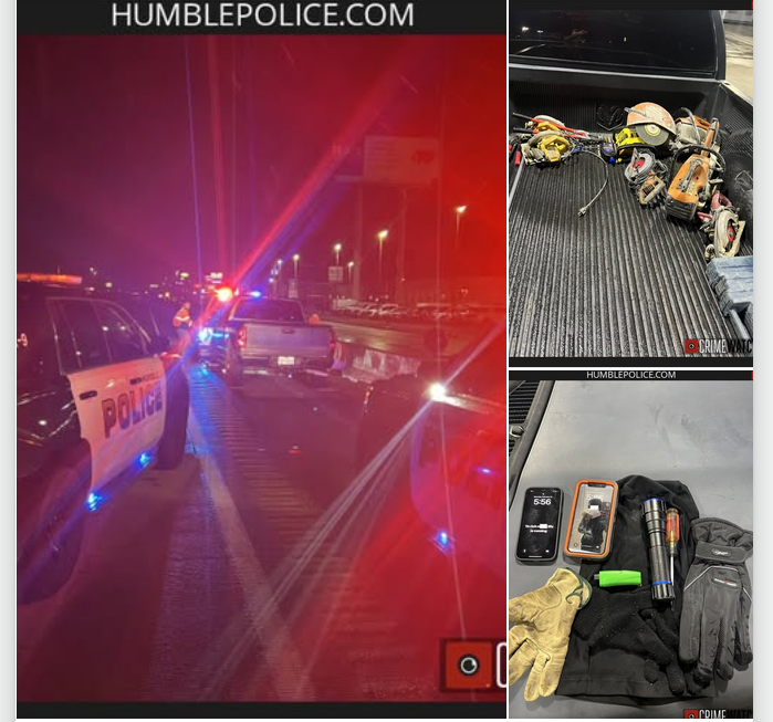 Humble Police Successfully Recover Stolen Tools and Arrest Suspe